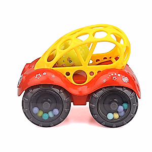 ZHFUYS Rattle & Roll Car，3-12 Months Baby Toys 5 inch boy and Girl Infant Toys Vehicles