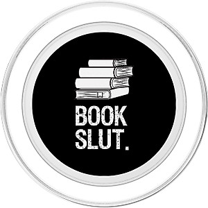 Book Slut Reading Gift - Love Books For Library Bookworm PopSockets Grip and Stand for Phones and Tablets PopSockets PopGrip for MagSafe