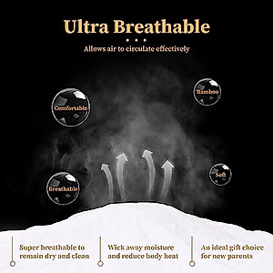 Safe and Sound 2 Pack Bamboo Crib Mattress Protector, Waterproof Quilted Crib Mattress Pads, Soft Breathable Bamboo Rayon Baby Mattress Cover (28x52 Inches, Bamboo)