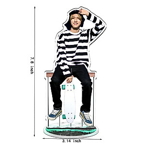 Kpop Stray Kids Acrylic Double-side Photo Desk Stand for STAY Fans Desk Decoration Party Decoration (Han)