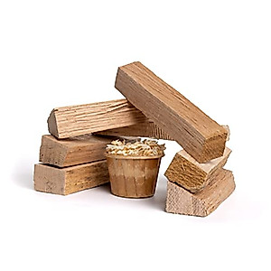 Superior Trading Co. Oak Mini Fire Stick w/Fire Starter Pods for BBQ Grill, Pizza Oven, Wood Stove — USDA Certified Kiln Dried Wood 6" Pieces in Carton Box, BBQ Accessories, 10 Lbs