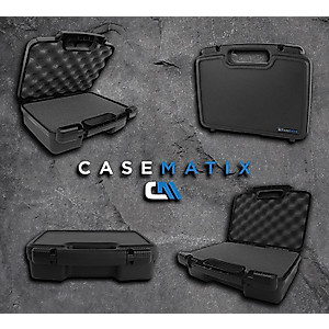 CASEMATIX Portable Recorder Case Compatible with Tascam Portacapture X8, DR-05x Dr-40x 22L 100MK 100MKiii 44WL Recorder, Mini Tripod, Adapter, Mic Windscreen and More - Customizable Hard Case Only