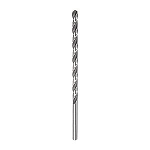 HARFINGTON 6542 High-Speed Steel Twist Drill Bit, 8.2mm Drill Bit 200mm Length Extended Straight Shank Black Oxide Ground Drill Bit for Steel Aluminum Alloy