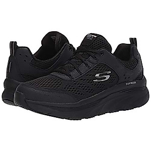 Skechers womens D'lux Walker-infinite Motion Sneaker, Black, 6 US