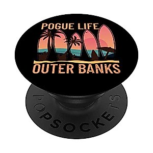 Pogue Life Outer Banks Beach Sunset Surfing Pogue Life PopSockets Swappable PopGrip
