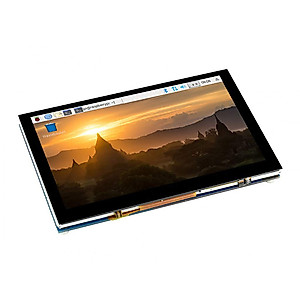 Coolwell Waveshae 5inch Capacitive Touch Display for Raspberry Pi Series and CM3/3+, 800×480, DSI Interface Up to 5-Points Touch