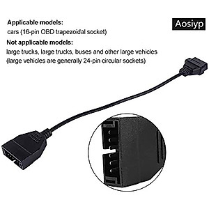 OBD2 to OBD1 GM Adapter,OBD1 12 Pins to OBD2 16 Pins Diagnostic Tool Connector Adapter Cable Replacement for GM