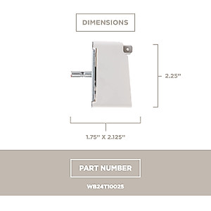 GE Appliances WB24T10025 Genuine OEM Surface Burner Control Switch for GE Electric Ranges, 8 Inch