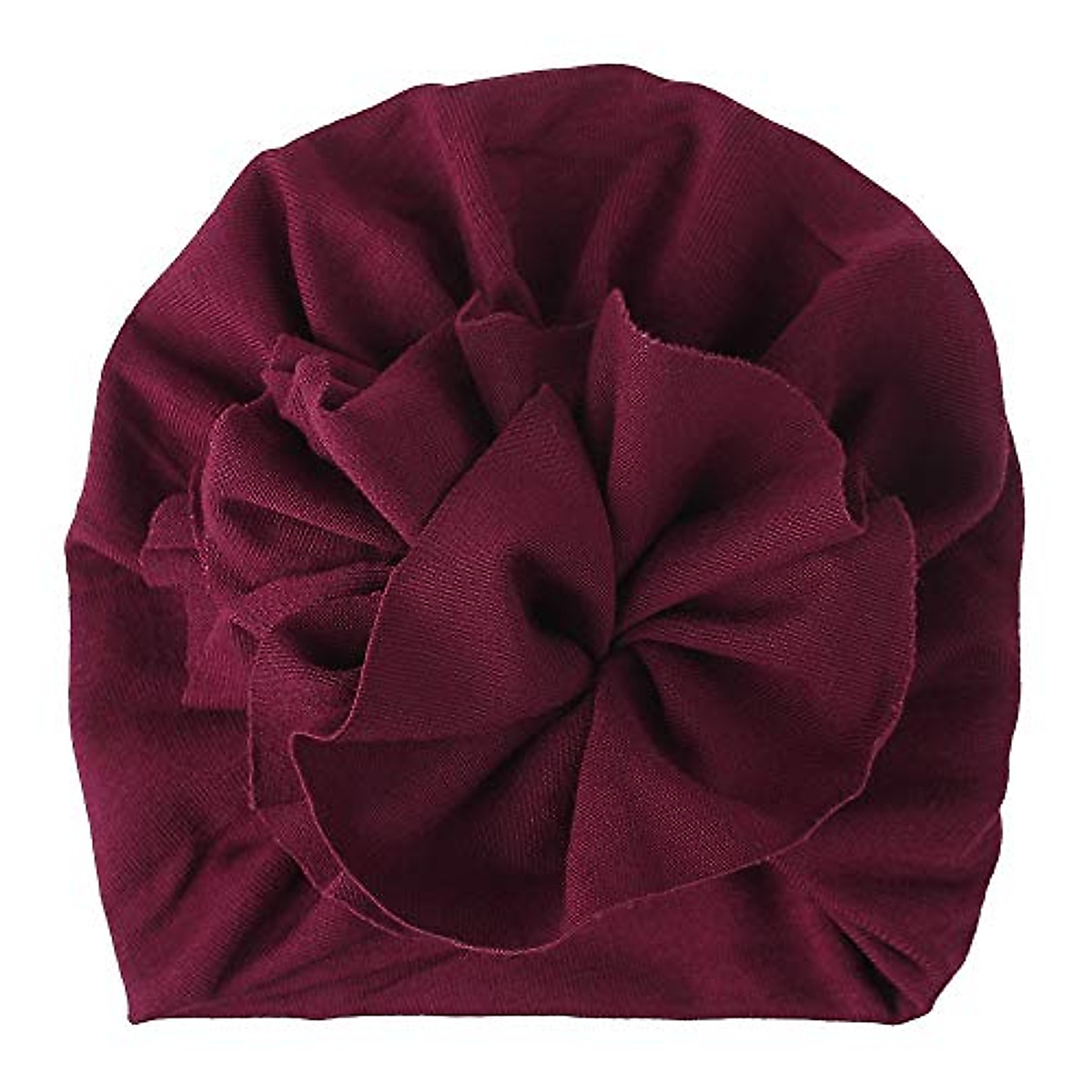 OVOY Newborn-Turban Hospital-Hat Nursery Headwrap (Baby Floral Hospital Hat-6pcs, One_Size)