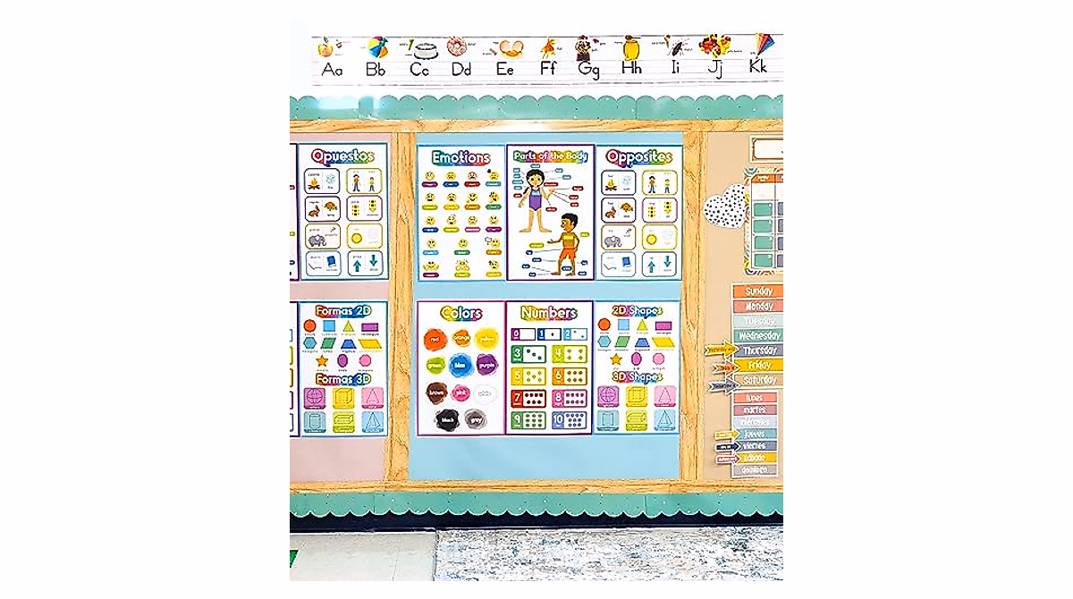 Carson Dellosa 16-Piece Classroom Posters for Learning