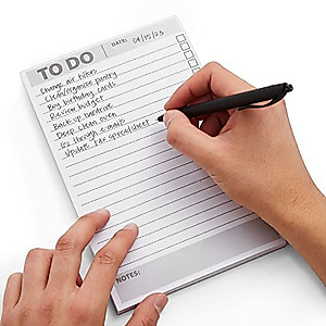 6 Pack To Do List Notepads, Daily Reminder Checklist (8.5 x 5.5 In, 60 Sheets Each)