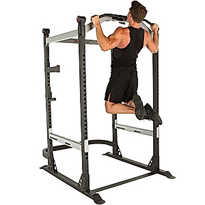 Fitness Reality X-Class Light Commercial High Capacity Olympic Power Cage, Without Lat Pull-Down Attachment, Grey