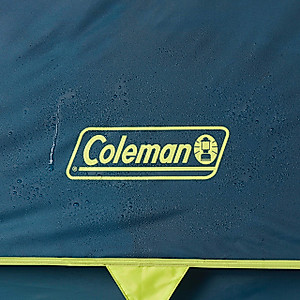 Coleman Camping Tent | 6-Person Dark Room Dome Camping Tent with Fast Pitch Setup, Blue