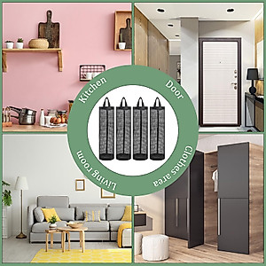 Plastic Bag Holder, 4 Pack Grocery Bag Holder for Plastic Bags, Mesh Hanging Storage Bag Dispenser Shopping Bag Holder Trash Bags Grocery Bag Organizer