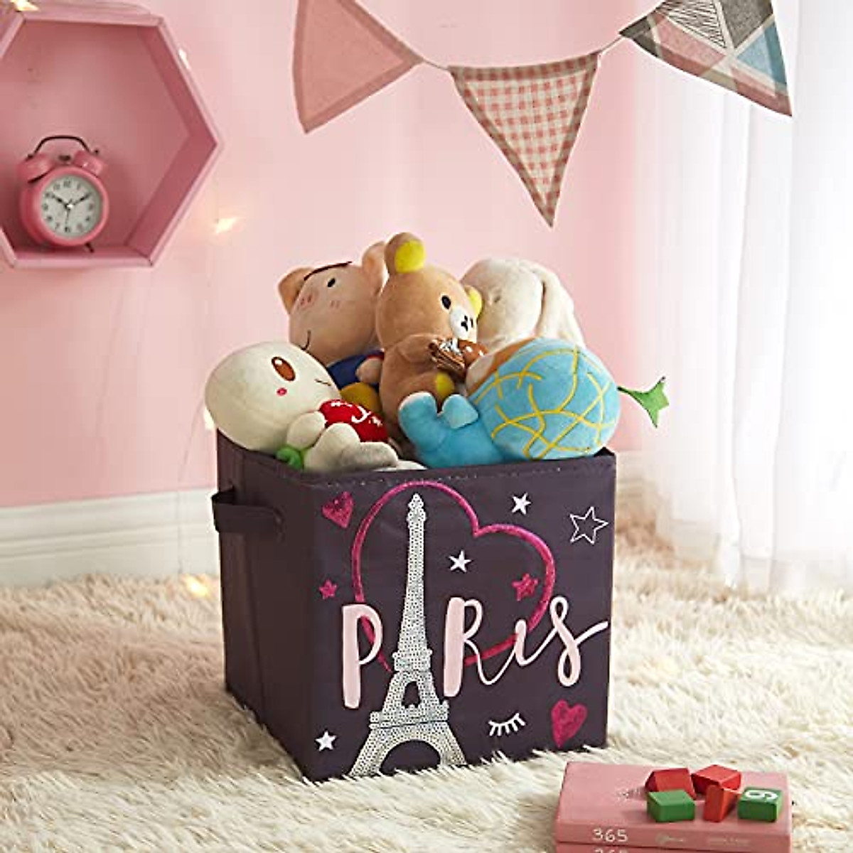 Heritage Kids Paris Light Up Storage Cube, Set of 2