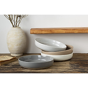 famiware Milkyway 33 oz Bowl Set, Pasta Bowls Set of 4, Salad Bowls Perfect for Your Friend for Housewarming, Thanksgiving, Christmas, Multi-color