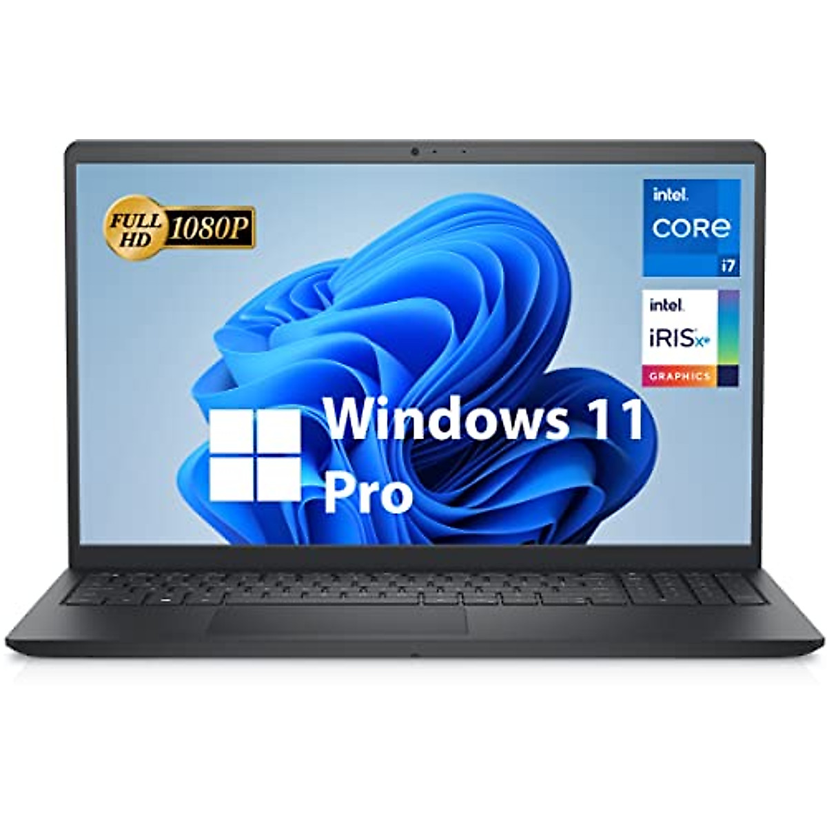Dell 2023 Inspiron 15 3000 Business Laptop, 15.6'' FHD Display, 12th Gen Intel Core i7-1255U, Backlit Keyboard, Windows 11 Pro, 32GB DDR4 RAM, 1TB PCIe SSD, WiFi 6, SD Card Reader, Black