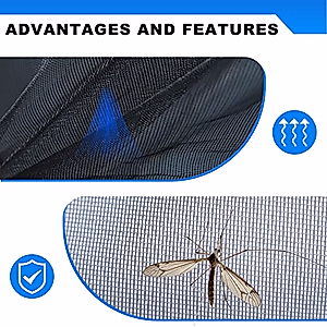 ONENESS Mesh Sidewall for 10x10 Pop Up Canopy - Straight Leg, 4 in 1 Panel Sunshade sidewalls with Velcro, Black, Only Sidewall No Frame