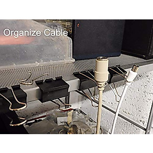 Coideal Medium Binder Paper Clips Clamps Black, 24 Per Tub 1 1/4 Inch Metal Foldback Bull Clip for Office Home Kitchen (32mm)