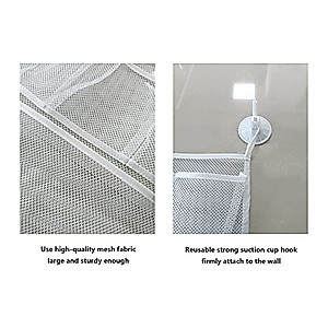 Mithrim 2 Mesh Shower Toy Organizers, Perfect Bathtub Toy Holder And Bathroom, Multi-Purpose Mesh Bag, Suitable For Children And Toddlers