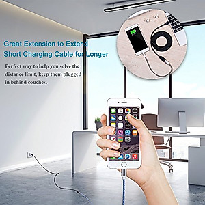 USB 3.0 Extension Cable, Besgoods 4Pack [6ft] USB A Male to Female Braided Extender Cord 5Gbps Fast Data Transfer for Hard Drive, Keyboard, Mouse, Webcam, USB Flash Drive, Printer - Black