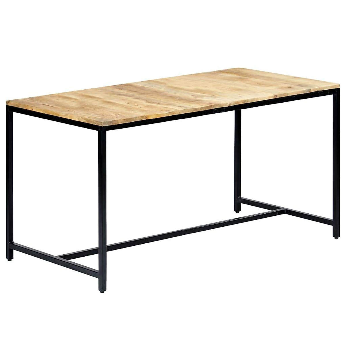 YPWRENH Decorative Tables bar Table Dining Table 55.1 "x27.6 x29.5 Solid Rough Mango Wood for Dining Room, Kitchen or Living Room