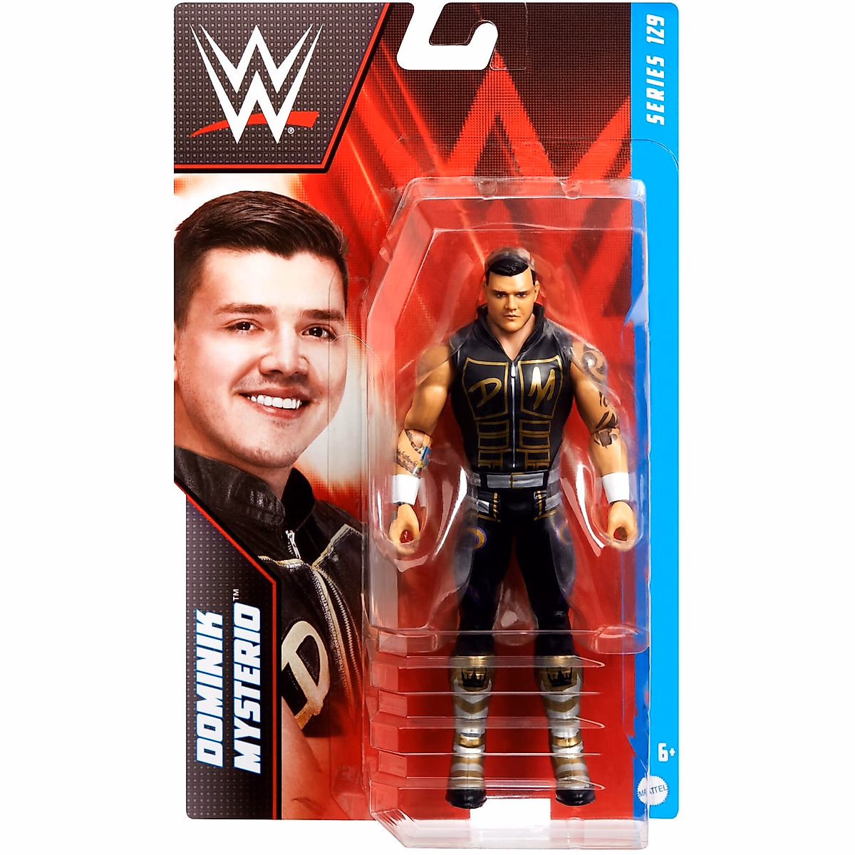 WWE Basic Dominik Mysterio Action Figure, Posable 6-inch Collectible for Ages 6 Years Old & Up​​