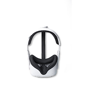 NIUVR Face Cover Silicone Mask Compatible with Oculus Quest 2 VR, Sealing Light Leakage Facial Pad Compatible with Meta Headset Accessories, Sweatproof Washable Anti-Leakage Face Cushion