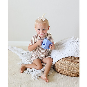 otterlove Collapsable Silicone Snack Container with Attachable Lid | 100% Pure LFGB Platinum Silicone with No Fillers | Snack Cup (2 Pack - Sage & Very Peri)