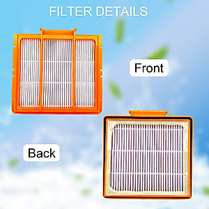 8 Pack AV2501S AV2501AE Filters Replacement Parts for Shark AV2610WA RV2502AE AV2511AE RV2610WA RV2520AOUS AV2510AOUS UR2500SR AI Ultra Robot Vacuum