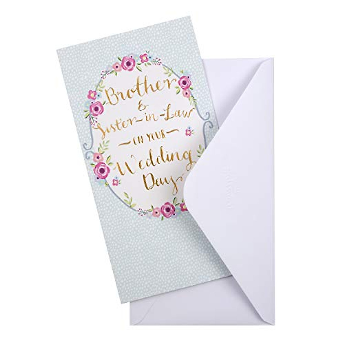 Wedding Congratulations Card for Brother and Sister-in-Law from Hallmark - Large Slim Design
