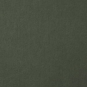 HiEnd Accents Stonewashed Cotton Canvas 3 Piece Super King Duvet Cover Set, Duffle Bag Solid Color, Modern Classic Luxury Bedding Set, 1 Comforter Cover and 2 Pillow Shams