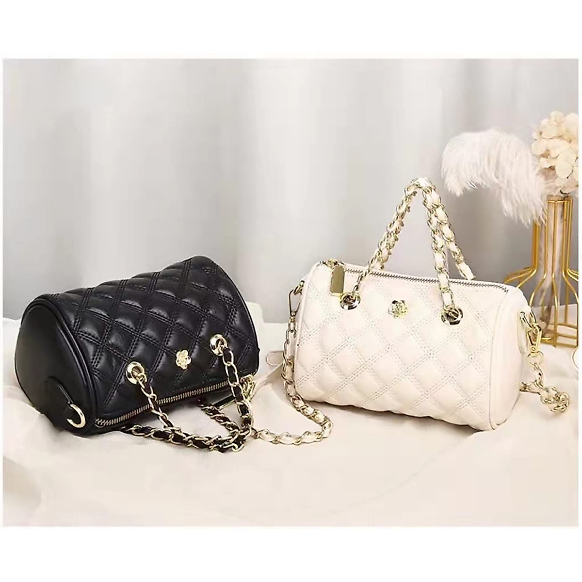 New women's Messenger Bags Popular Shoulder Bags Fashion Full Matching Handbags Messenger Bags Pillow Bags, Gold