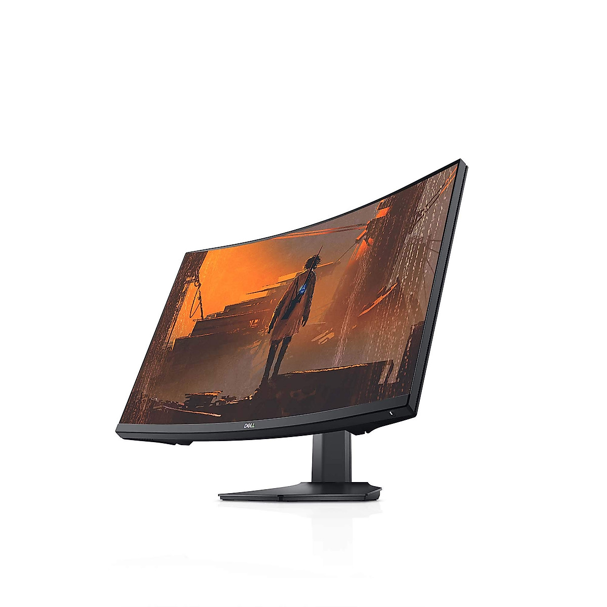 Dell Gaming S2721HGF 27 Inch Curved FHD 144Hz 1080p VA Ultra-Thin Bezel Monitor, Nvidia G-Sync and AMD FreeSync HDMI, DisplayPort, VESA Certified, Gray (Renewed)