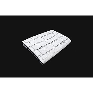 Harfirbe 5X7ft White Brick Photography Background Retro Wooden Floor Portrait Photo Studio
