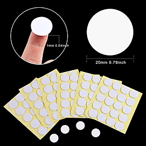 400pcs Candle Wick Stickers, Heat Resistance Candle Making Double-Sided Stickers