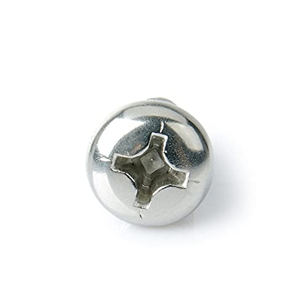 LuiQiuFa50Pcs M4x8mm Machine Screws Pan Phillips Cross Head Screw 304 Stainless Steel Fasteners Bolts