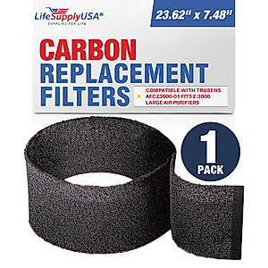 Carbon Filter Layer Replacements Compatible with TruSens AFCZ3000-01 fits TruSens Z-3000 Large Air Purifier