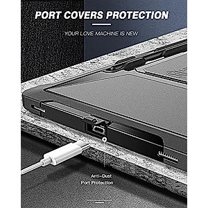 ZtotopCases for Samsung Galaxy Tab S7 FE/S8 Plus/S7 Plus Case,Built-in Screen Protector/S Pen Holder,12.4" Full-Body Heavy Duty Protective Cover for Galaxy Tablet S7 FE 5G 2021/S8+ 2022/S7+ 2020,Black