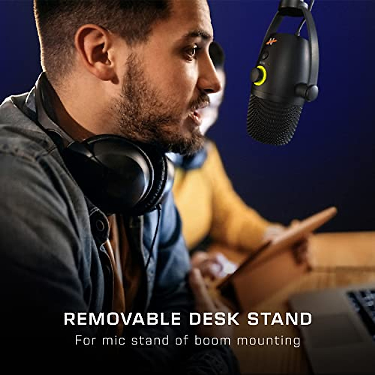 NEAT Microphones Neat Bumblebee II - Professional Cardioid Directional USB Condenser Microphone with 24 bit/96 kHz Digital Audio for Recording, Streaming, Podcasting, and Gaming - Black