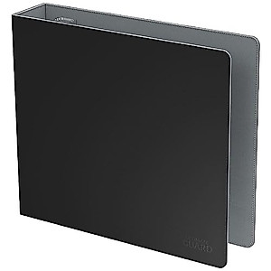 Ultimate Guard Collector's Album QuadRow | Trading Card Collection Binder with Black Xenoskin Cover & Reinforced 3 Heavy Duty D-Ring | Perfect for TCG Sleeves | Holder Album