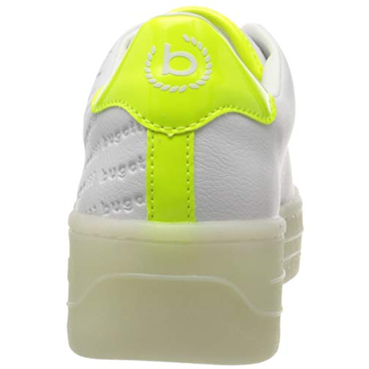 bugatti Women's 432866015057 Low-Top Sneakers, White White Yellow 2050, 8