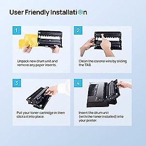 DR730 DR-730 Drum Unit for Brother DR730 DR 730 Drum Unit Toner Compatible with MFC-L2710DW HL-L2350DW HL-L2350DW HL-L2370DWXL Printer Drum (2 Pack)