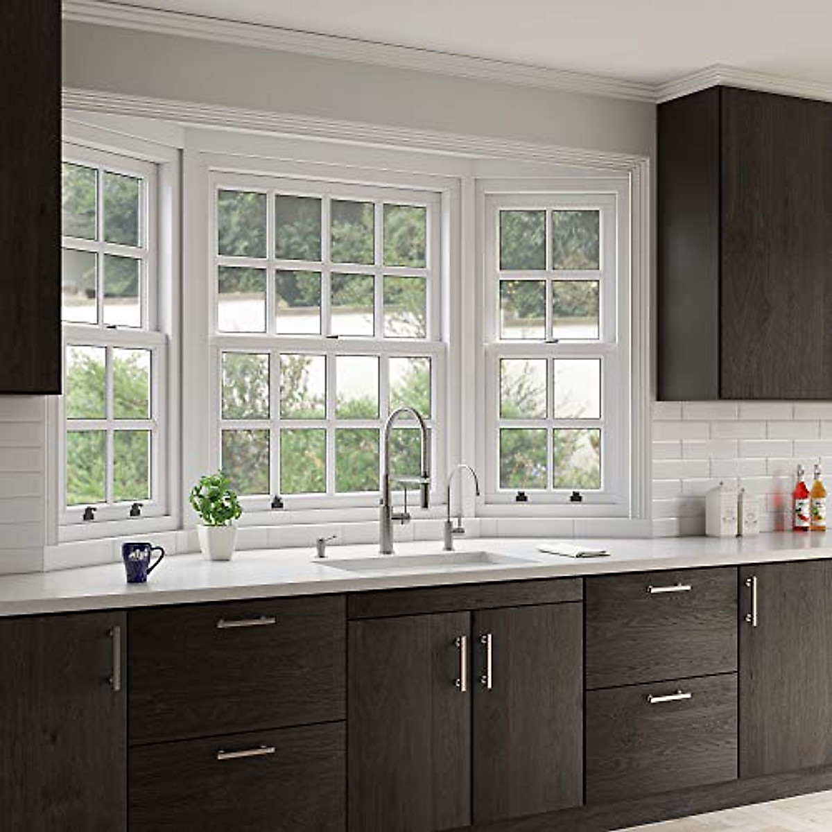 Alfi brand AB3018UD-W Kitchen Sink, White, 29.88"L x 18.13"W x 10"H