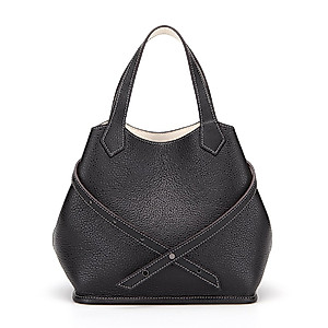 Palla Women's A-Bag Plus (REVERSIBLE) Ivory-Black, Small