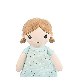 Linzy Toys, Soft Plush Mint Blue Emily Rag Doll, 15"