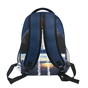 Space Rocket Backpack for Boys Girls Elementary School Nasa Bookbag 2020989