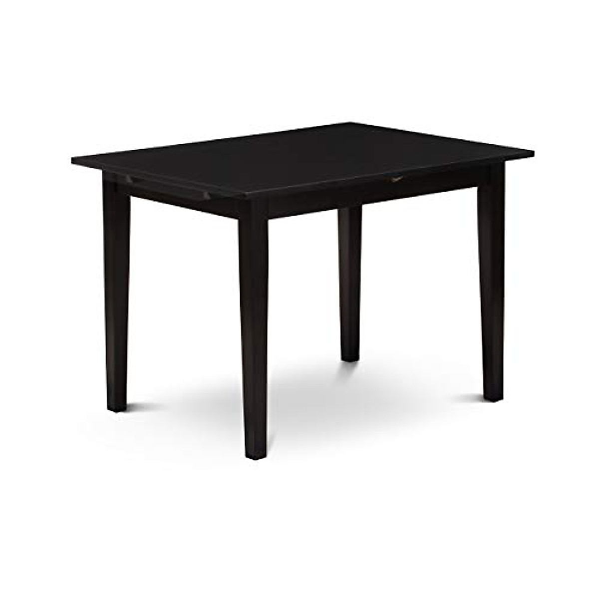 East West Furniture Dining Set NOFL5-BLK-21, Black