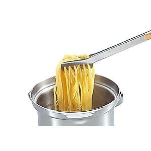 Captain Stag UG-3231 BBQ Pasta Tongs Wood Grip 13.8 inches (35 cm)