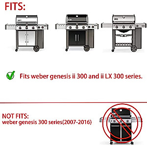 7599 66095 Replacement Parts Grate and Griddle for Weber Genesis ii 300 Series, Weber Genesis II E-310 ii E-315 ii E-325 ii E-330 ii E-335 ii S-310 S-335 Weber Grill Accessories GS4 Parts 66802 66805